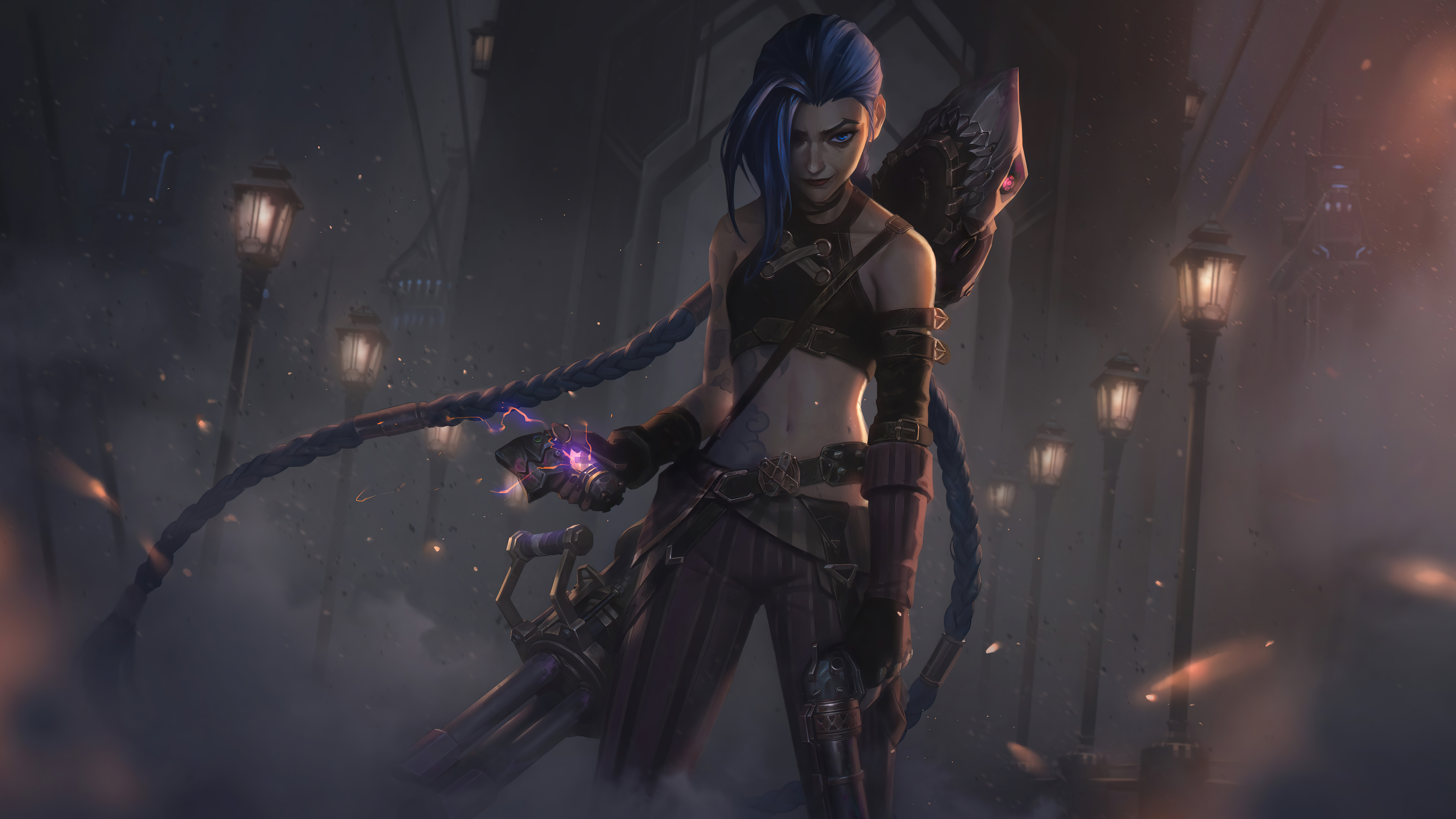 Jinx from Arcane - 8K Ultra HD Wallpaper for Season 2