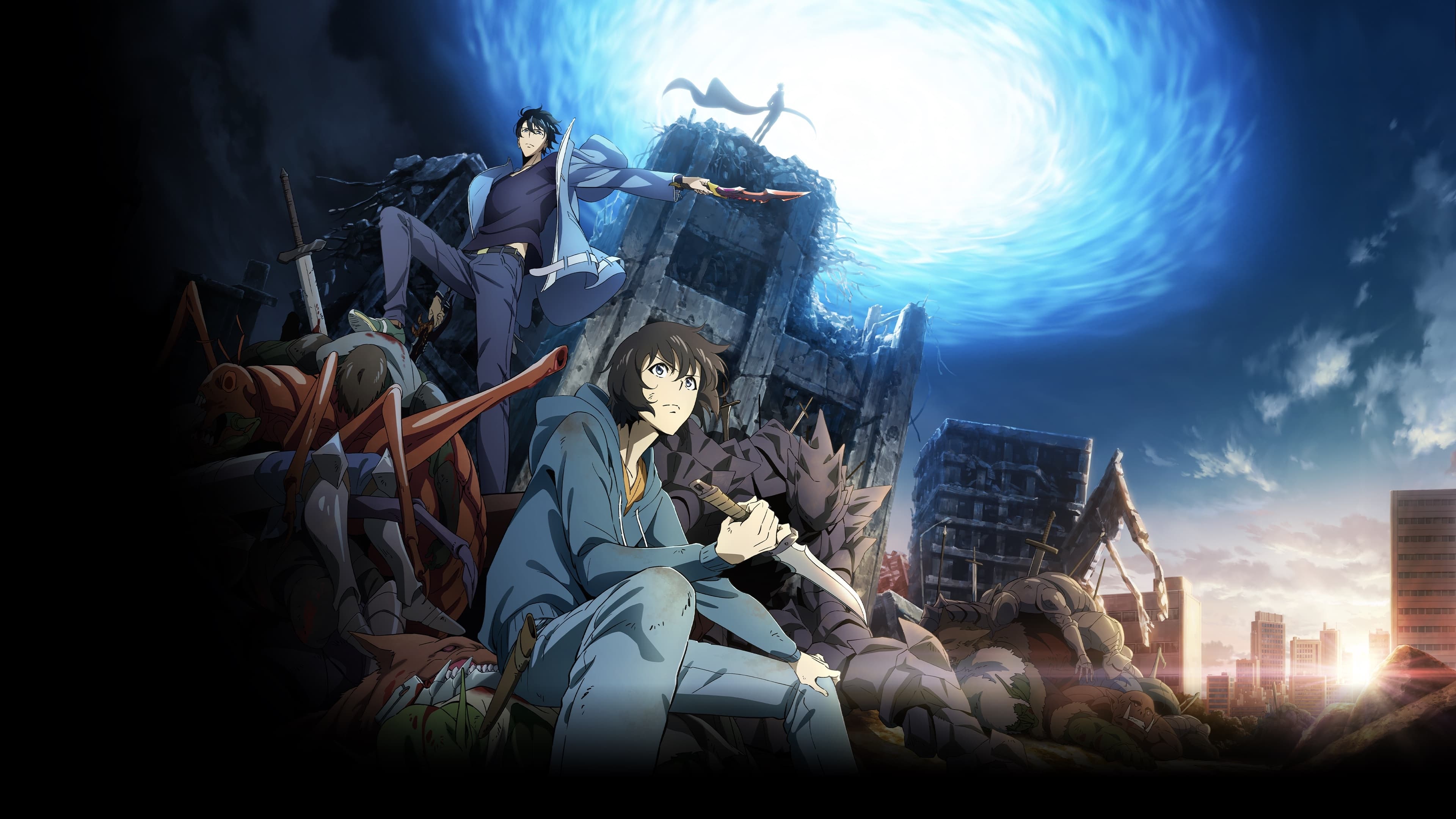 Solo Leveling 4K Ultra HD Wallpaper – Epic Action and Dark Fantasy