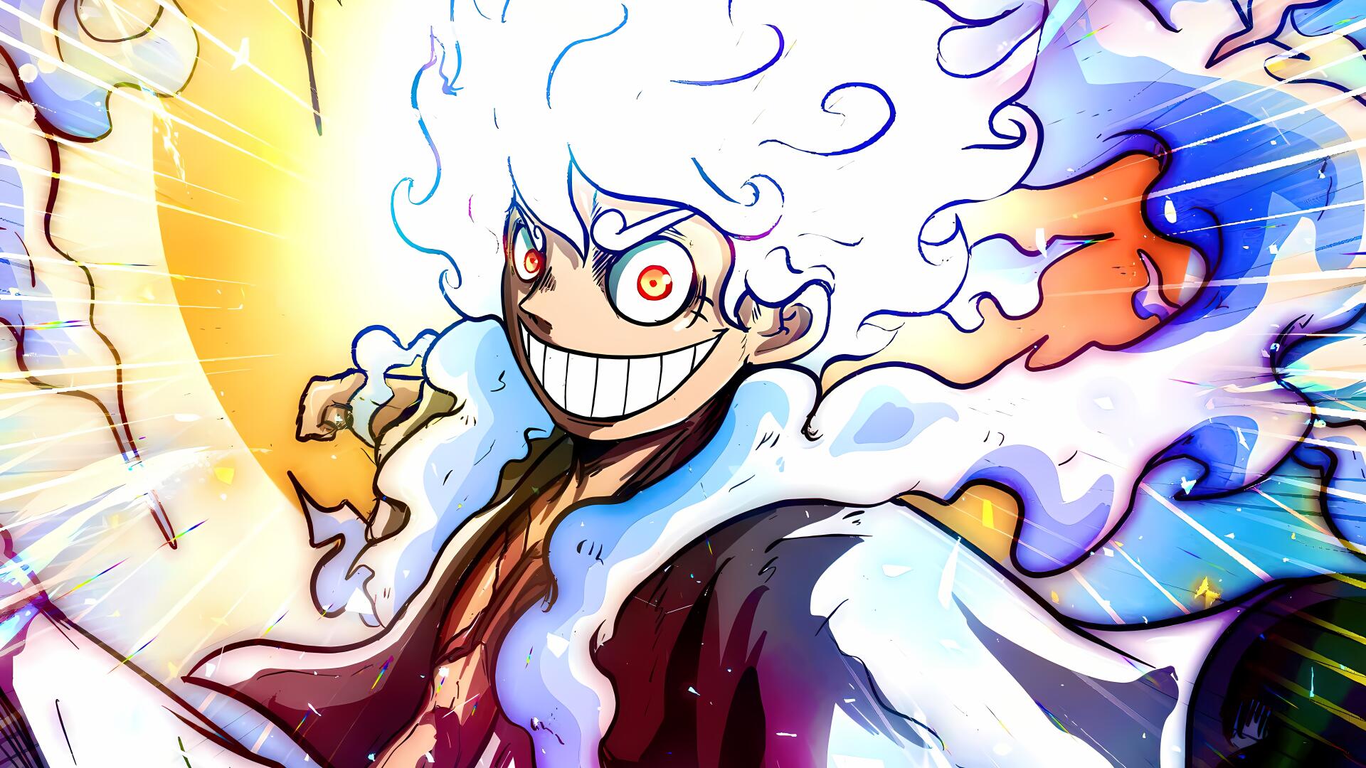 One Piece 8K Ultra HD: Fiery Epic Adventure Wallpaper