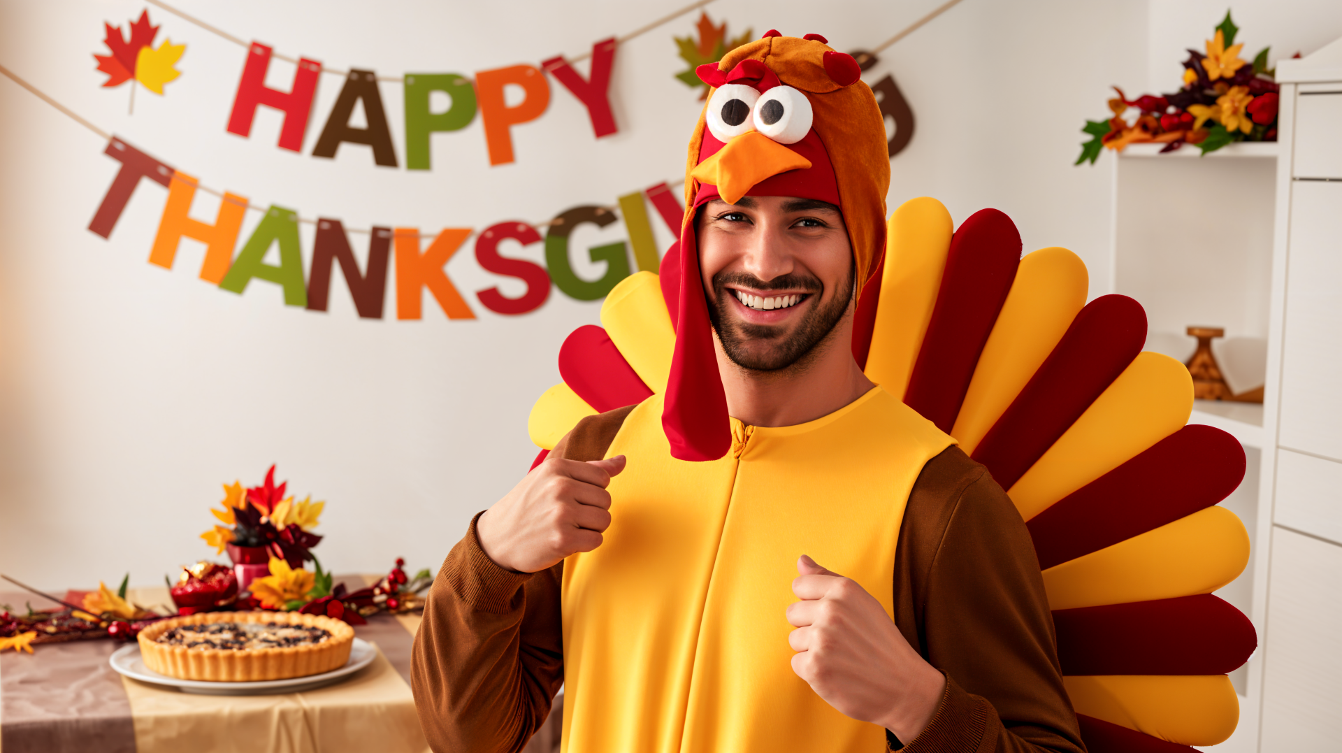 Thanksgiving Cheer: 4K Ultra HD Wallpaper Celebration by QuantumCurator
