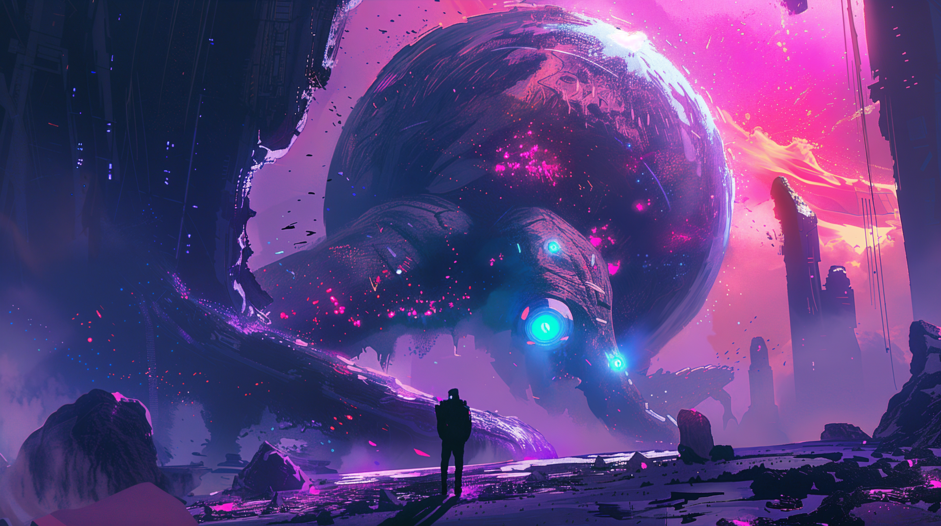 Cosmic Odyssey: A 4K Ultra HD Alien Adventure by robokoboto