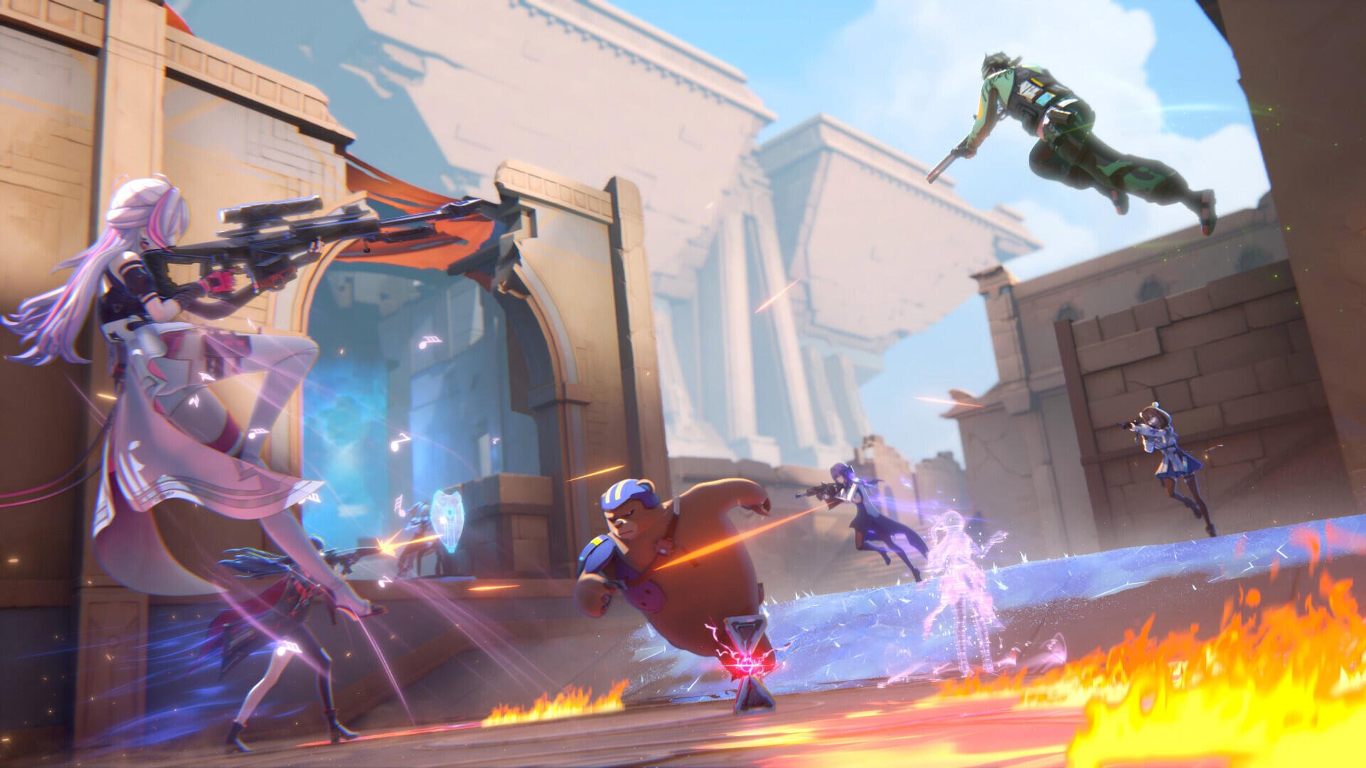 Strinova HD Wallpaper: Epic Action Awaits in the Gaming Realm