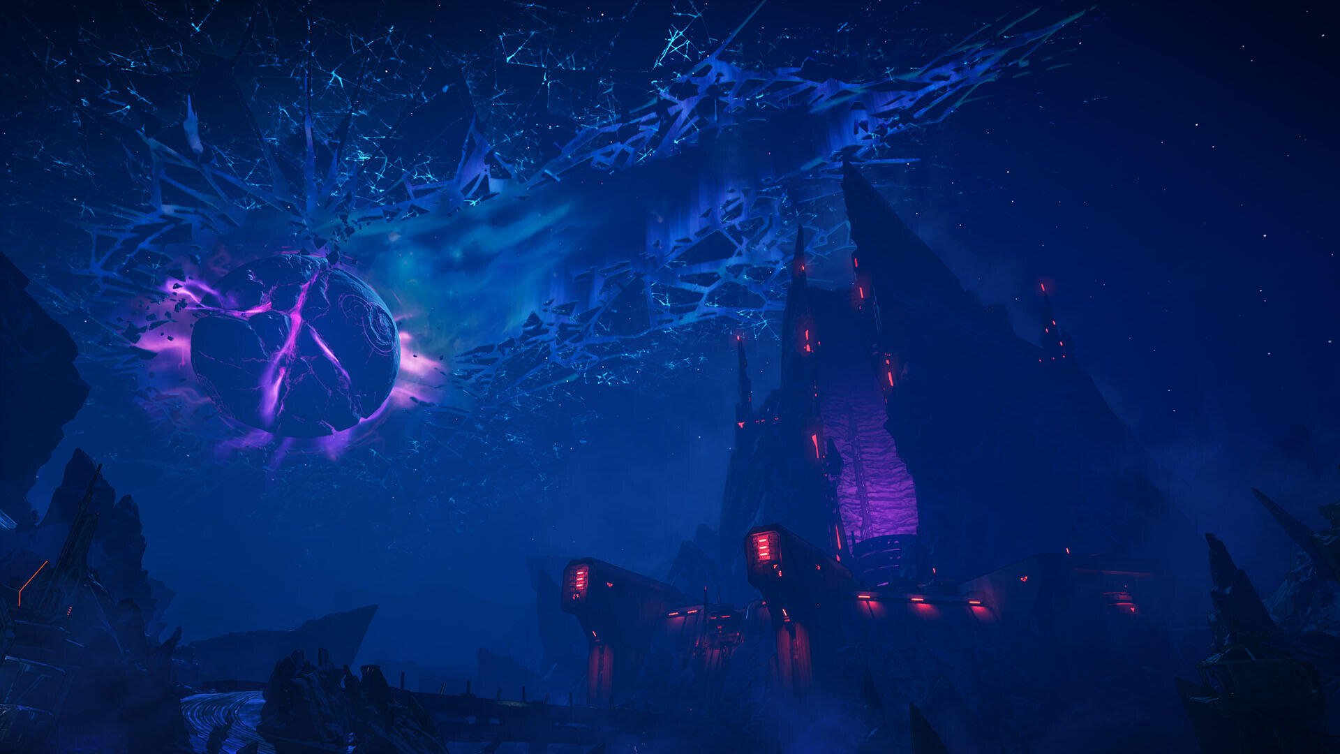 Borderlands 4 HD Wallpaper: Epic Sci-Fi Landscape