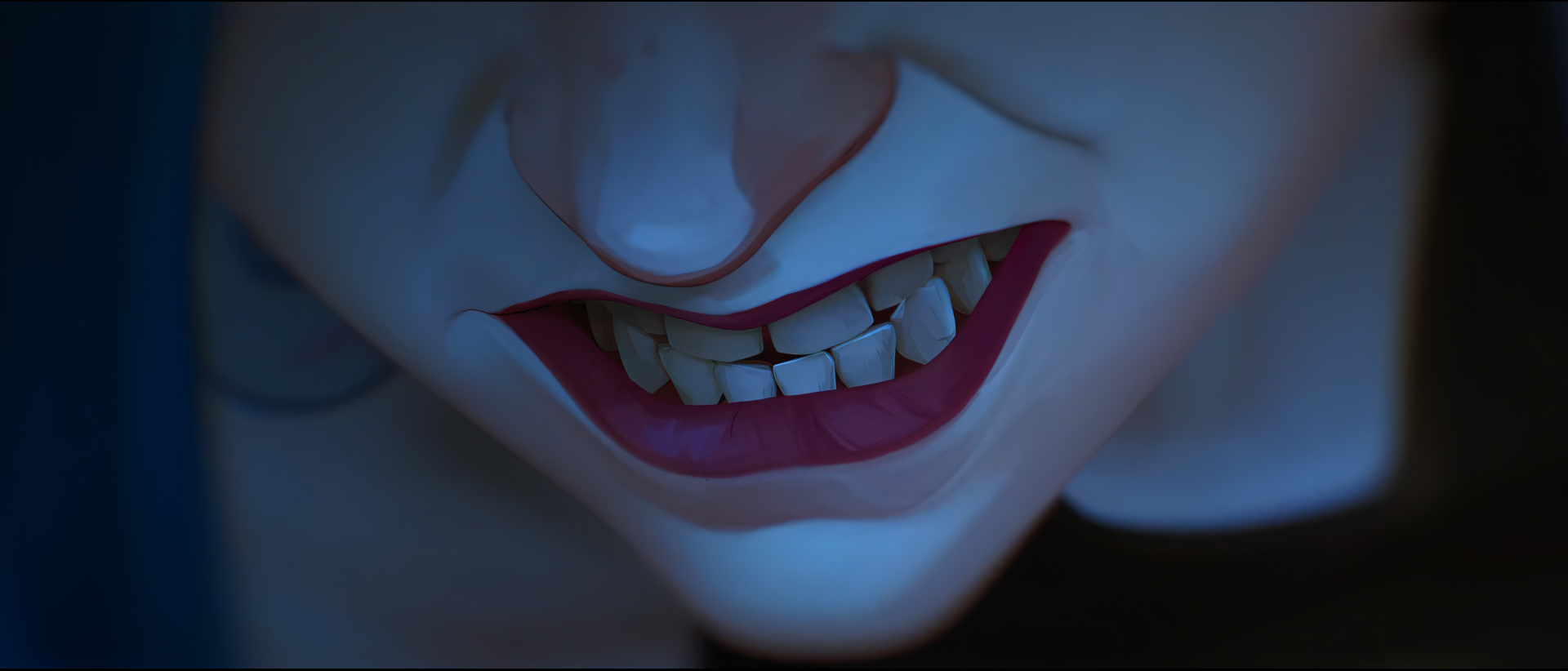 Jinx's Grin: Arcane HD Wallpaper