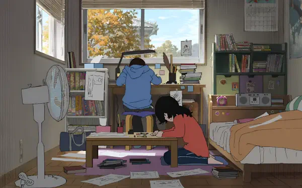 Look Back HD Wallpaper – Ayumu Fujino’s Anime Movie Scene