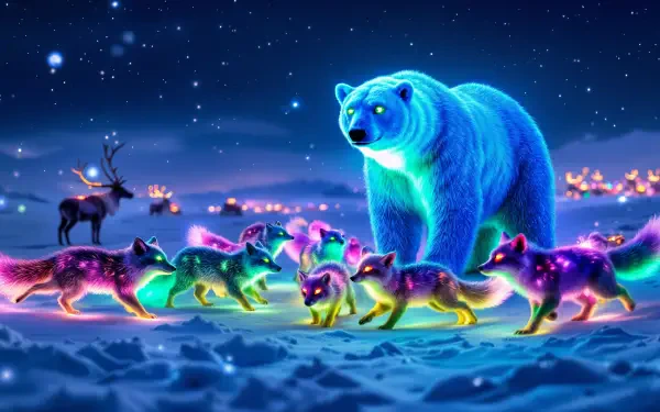 Glowing Animals Wallpapers