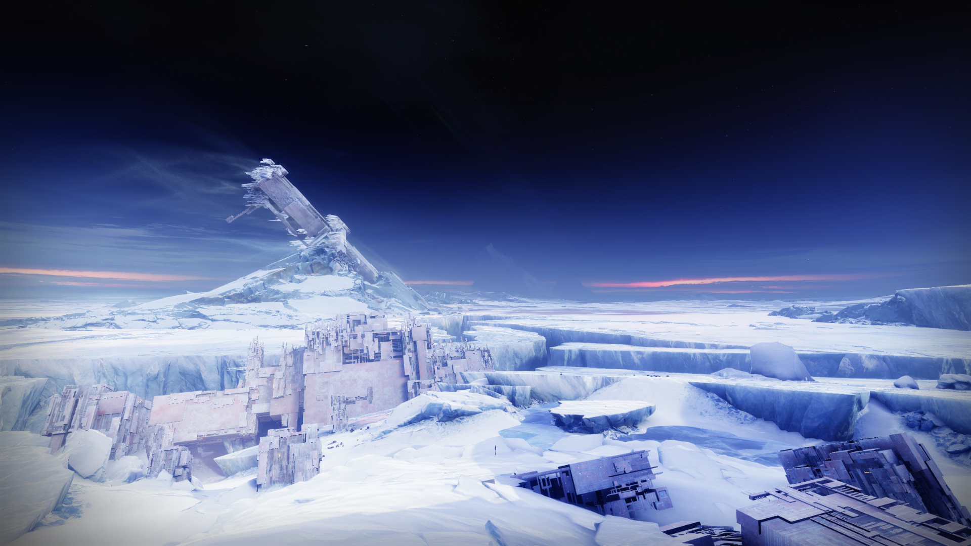 Destiny 2 HD Wallpaper: The Frozen Frontier Awaits