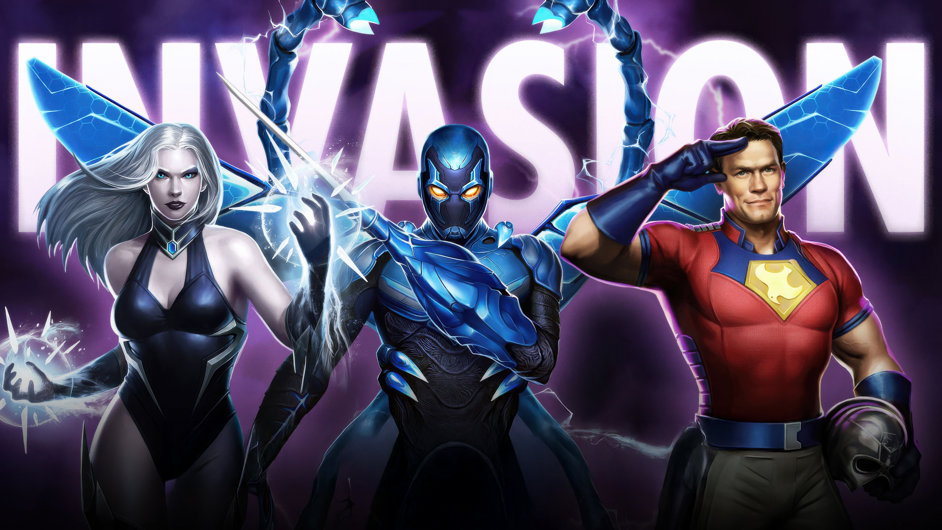 Injustice 2 4K Ultra HD: Epic Invasion Wallpaper Showcase