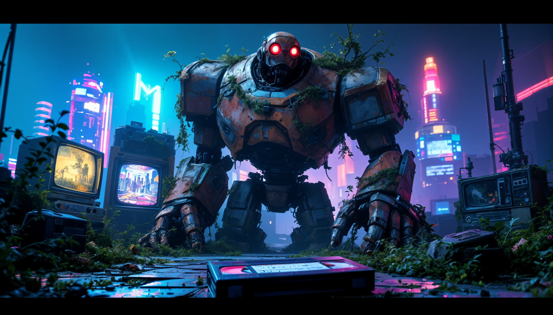 Rusty Machinery: A 4K Ultra HD Wallpaper Experience by QuantumCurator