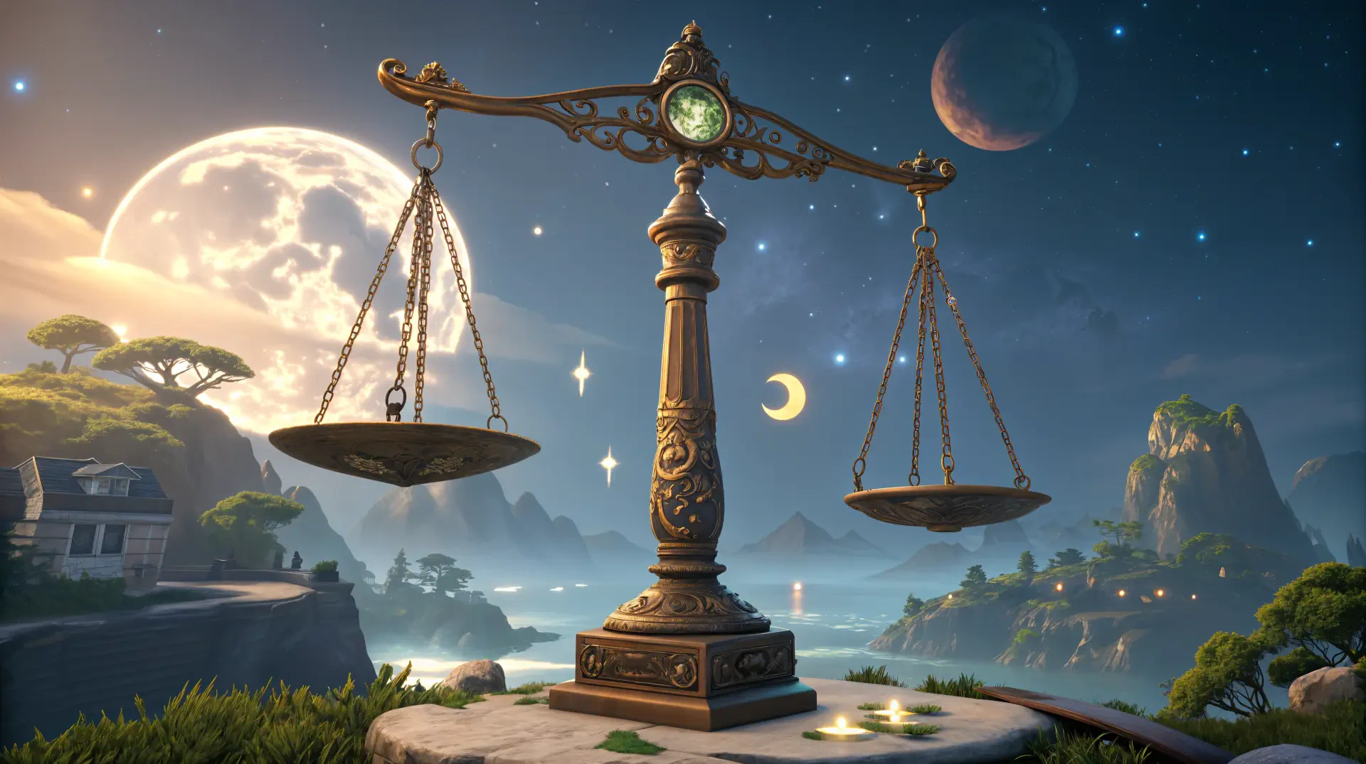 Libra: A Stunning 4K Ultra HD Astrological Wallpaper by QuantumCurator