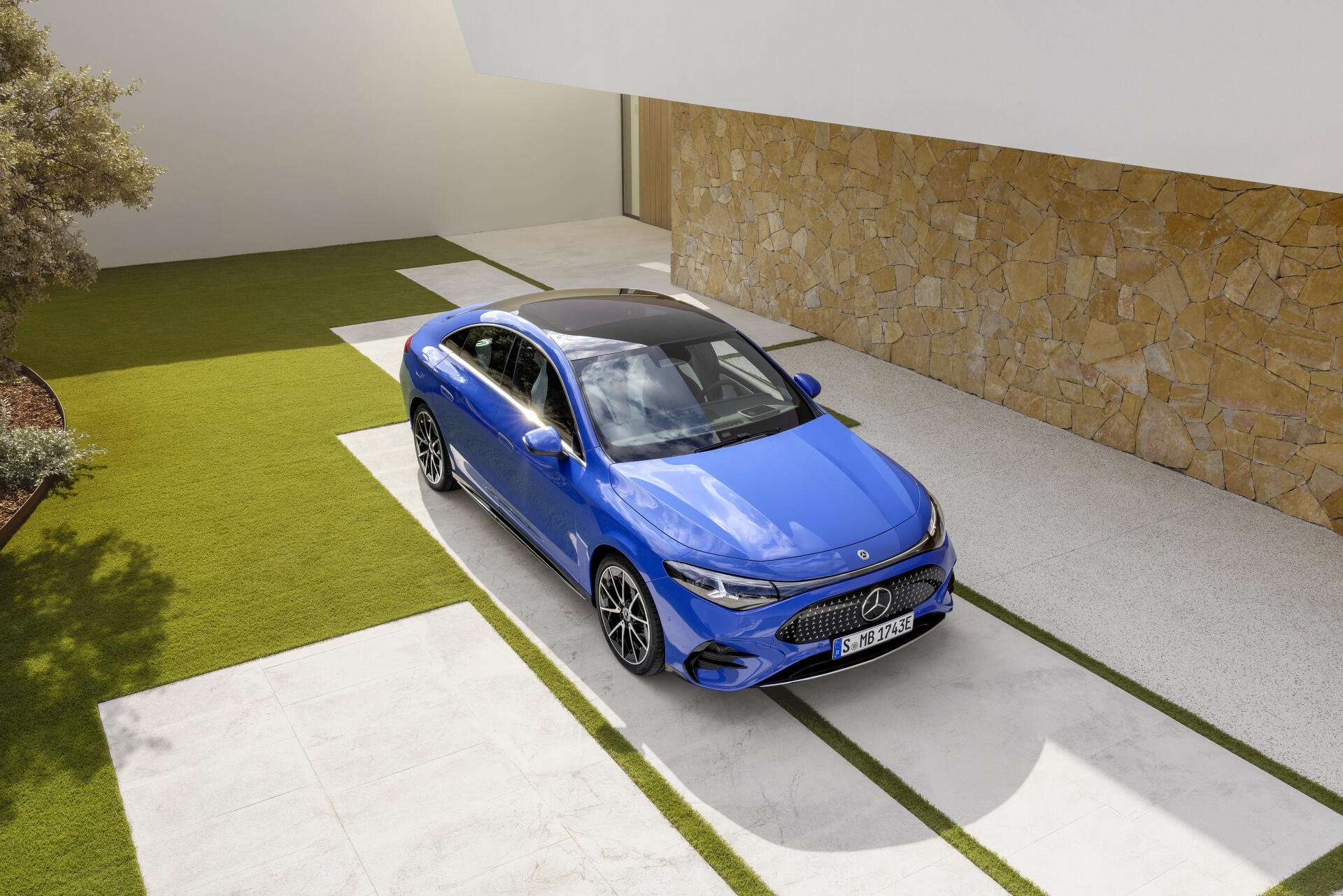 Stunning Blue Mercedes-Benz CLA - 4K Ultra HD Wallpaper