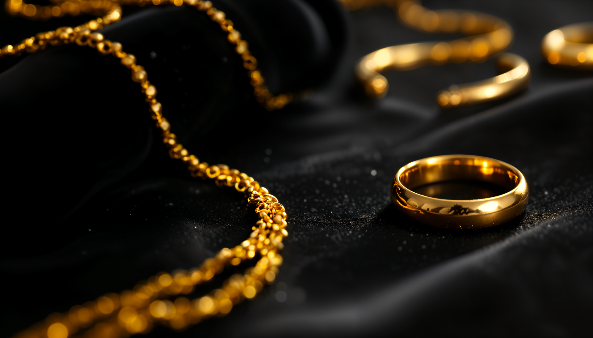 Exquisite Jewelry Glow - 4K Ultra HD Elegance Wallpaper by QuantumCurator