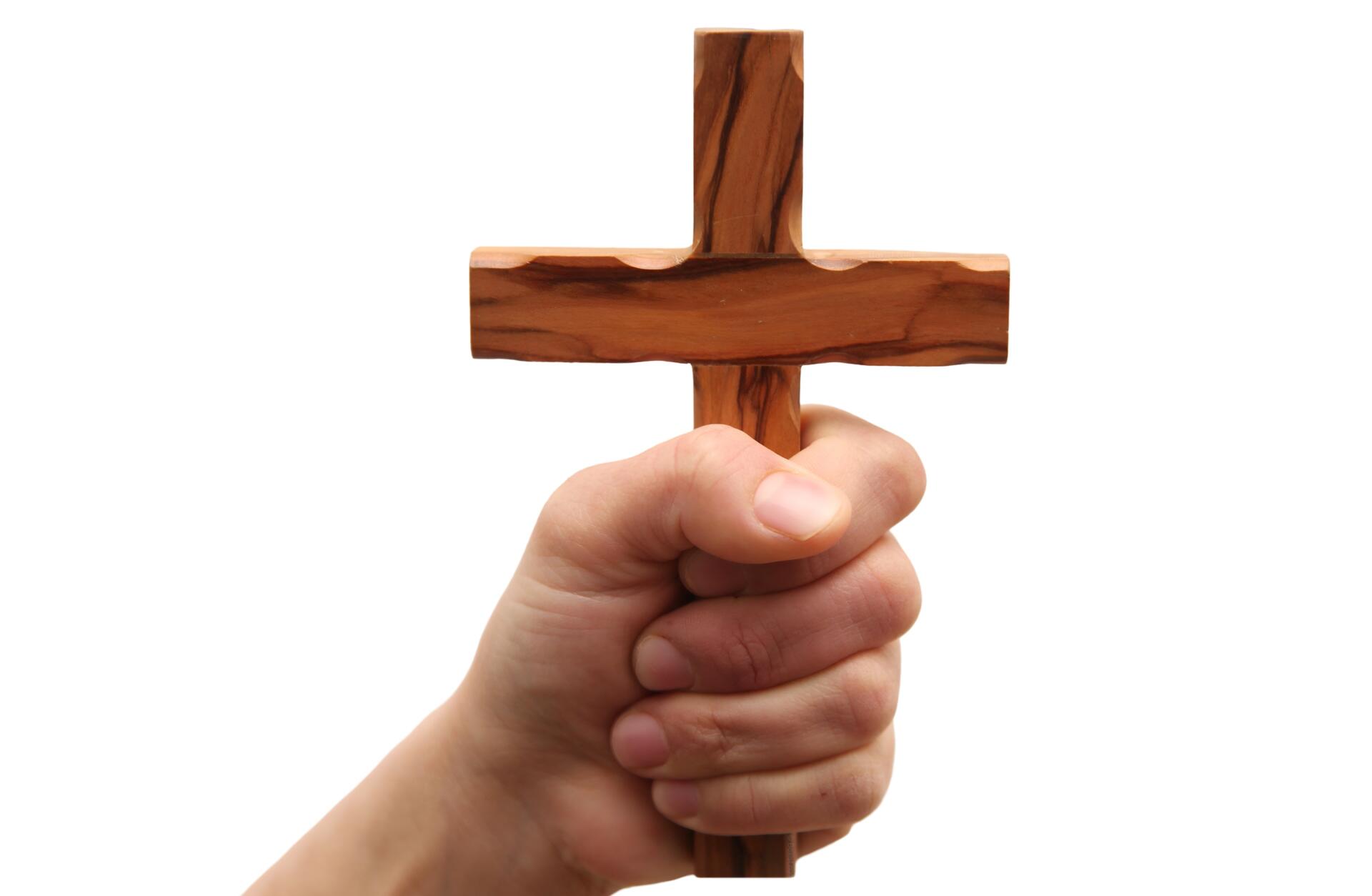 Hand With Wood Cross by Crystal2009