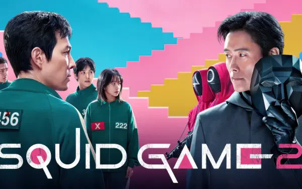 Squid Game 4K Ultra HD Wallpaper: Intense Moments from the Show