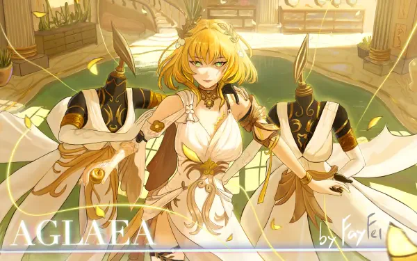 Aglaea from Honkai: Star Rail - Stunning 4K Ultra HD Wallpaper by Fayfey