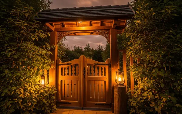 Wooden Gate 4k Wallpapers