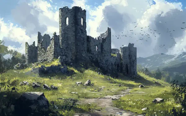 Ruined Castle 4k Wallpapers