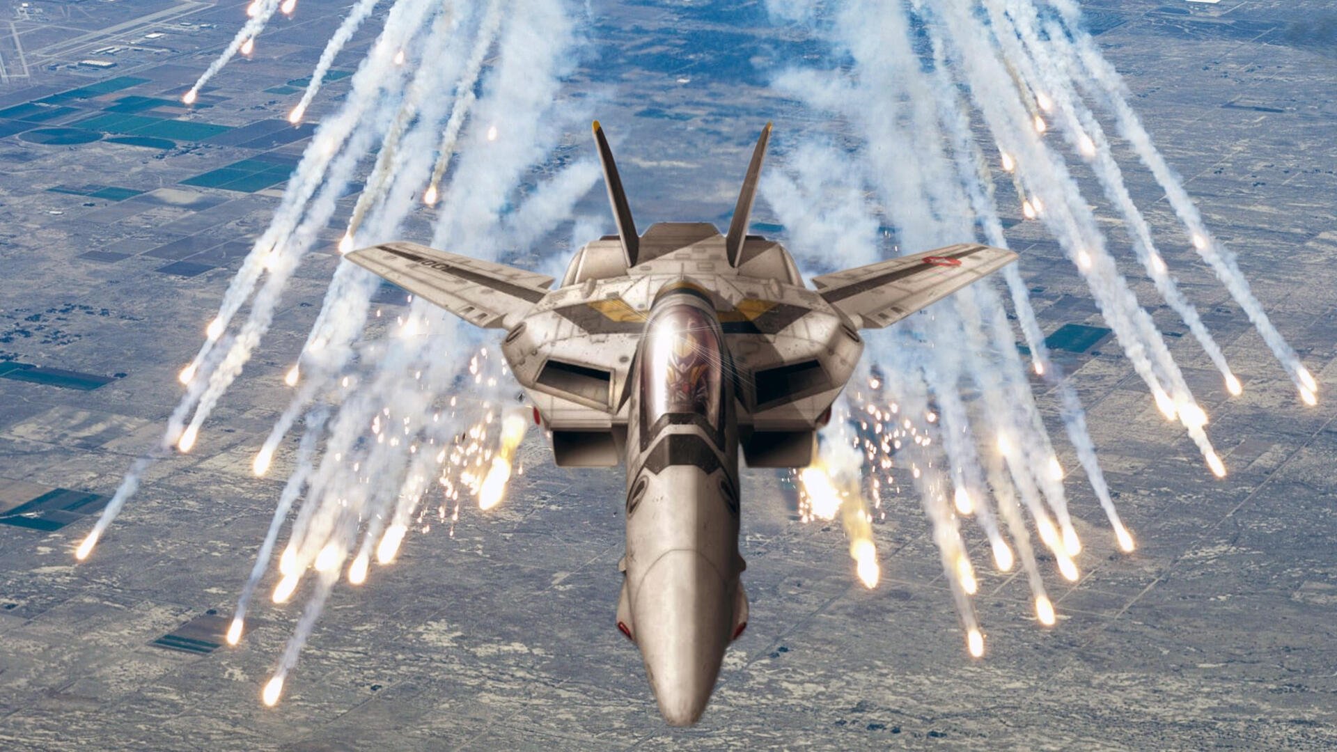 Robotech Macross 4K UHD — Valkyrie Jet Assault Wallpaper by Rodrigo Barraza