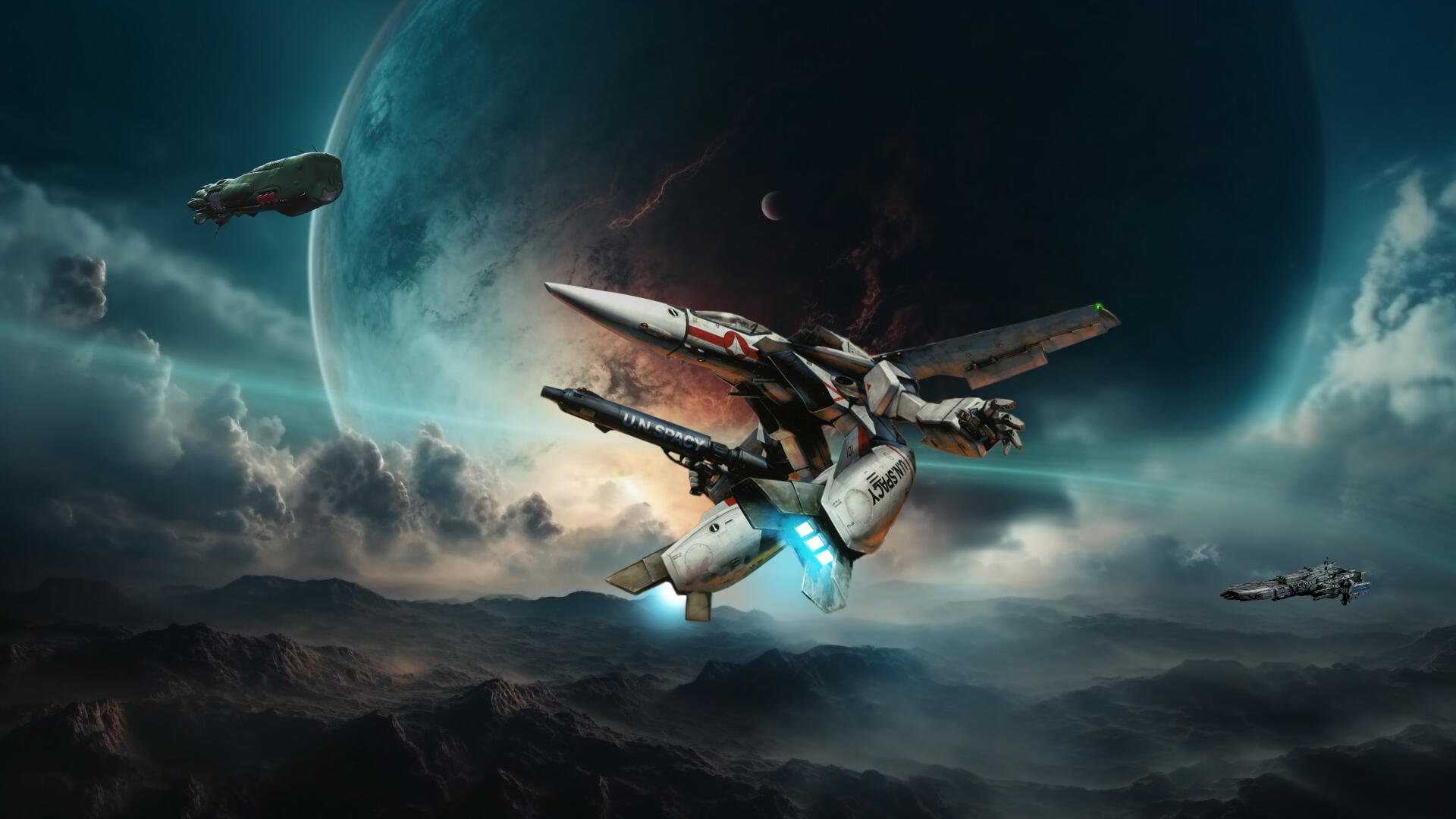 Download Robotech Macross 4k Ultra HD Wallpaper by Hidetaka Tenjin