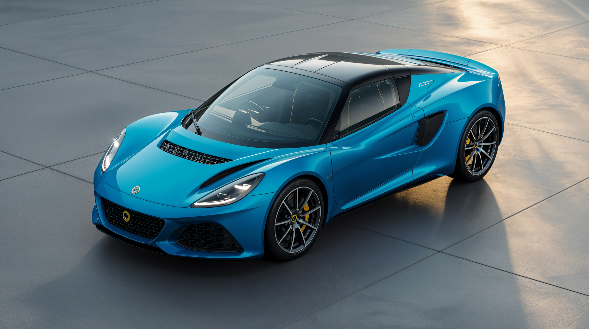 Azure Lotus Coupe — 4K Ultra HD Wallpaper by QuantumCurator