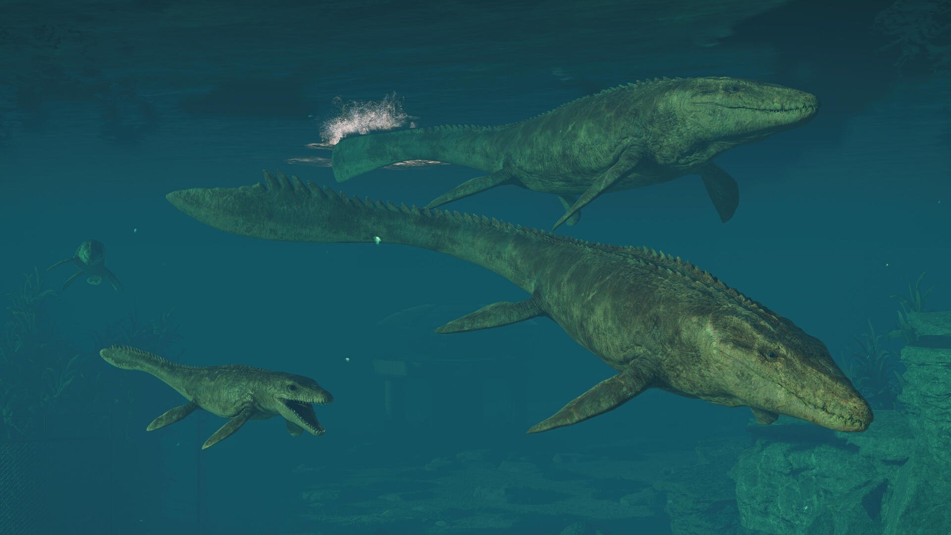 Mosasaurus Majesty — JWE3 4K Ultra HD Wallpaper