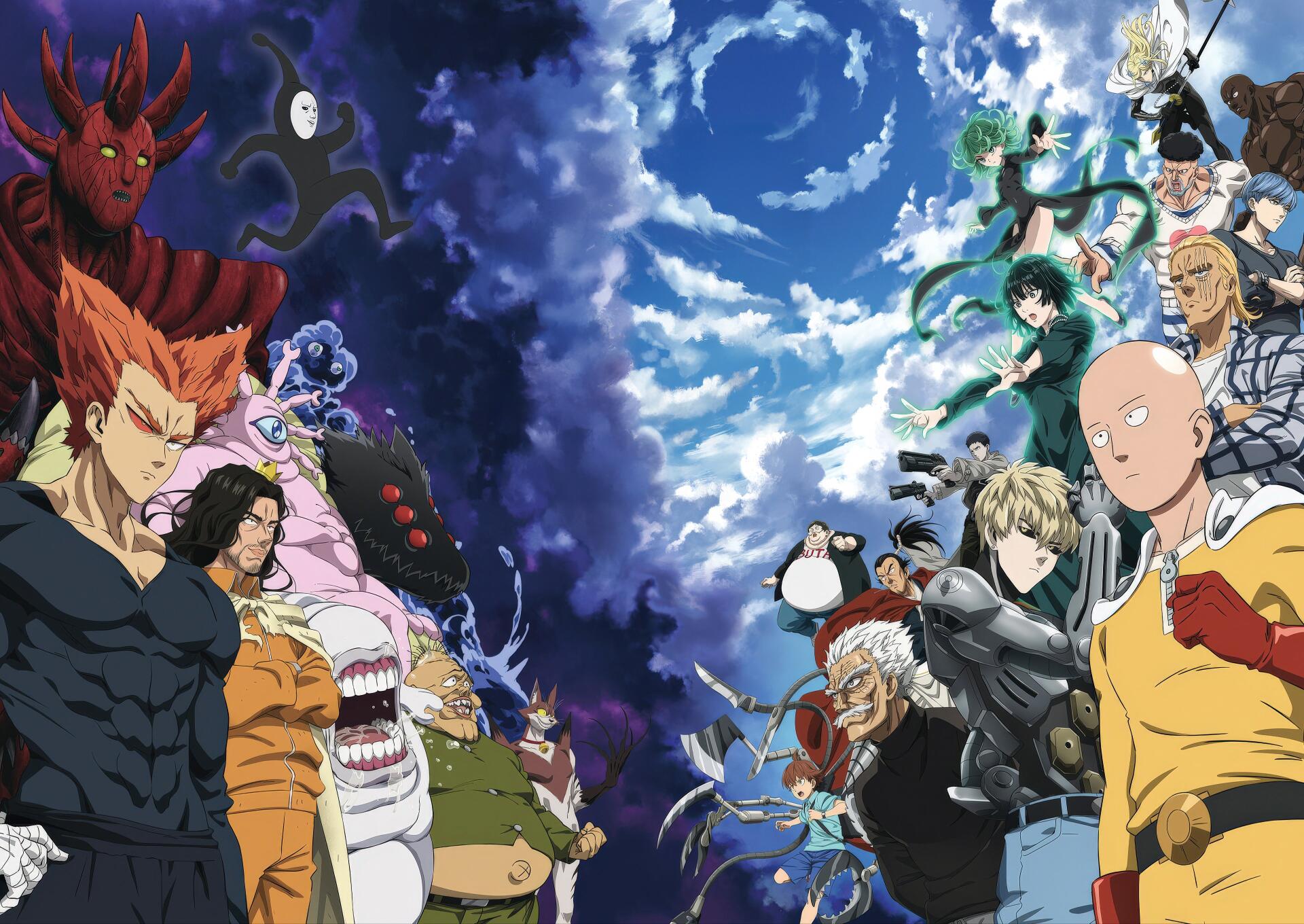 One-Punch Man 4K: Heroes vs. Monsters Saitama Showdown — Ultra HD Epic ...