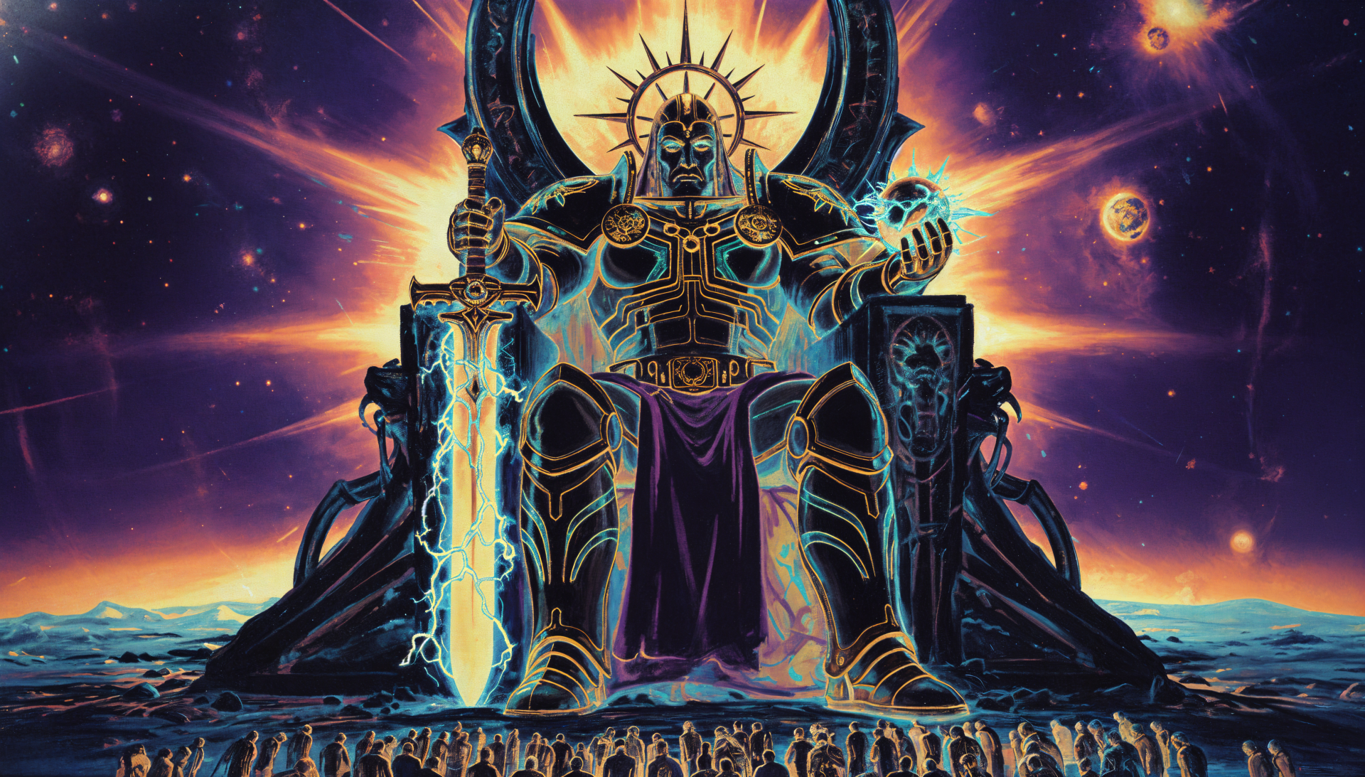 Celestial God‑Emperor — 4K Ultra HD Throne by QuantumCurator