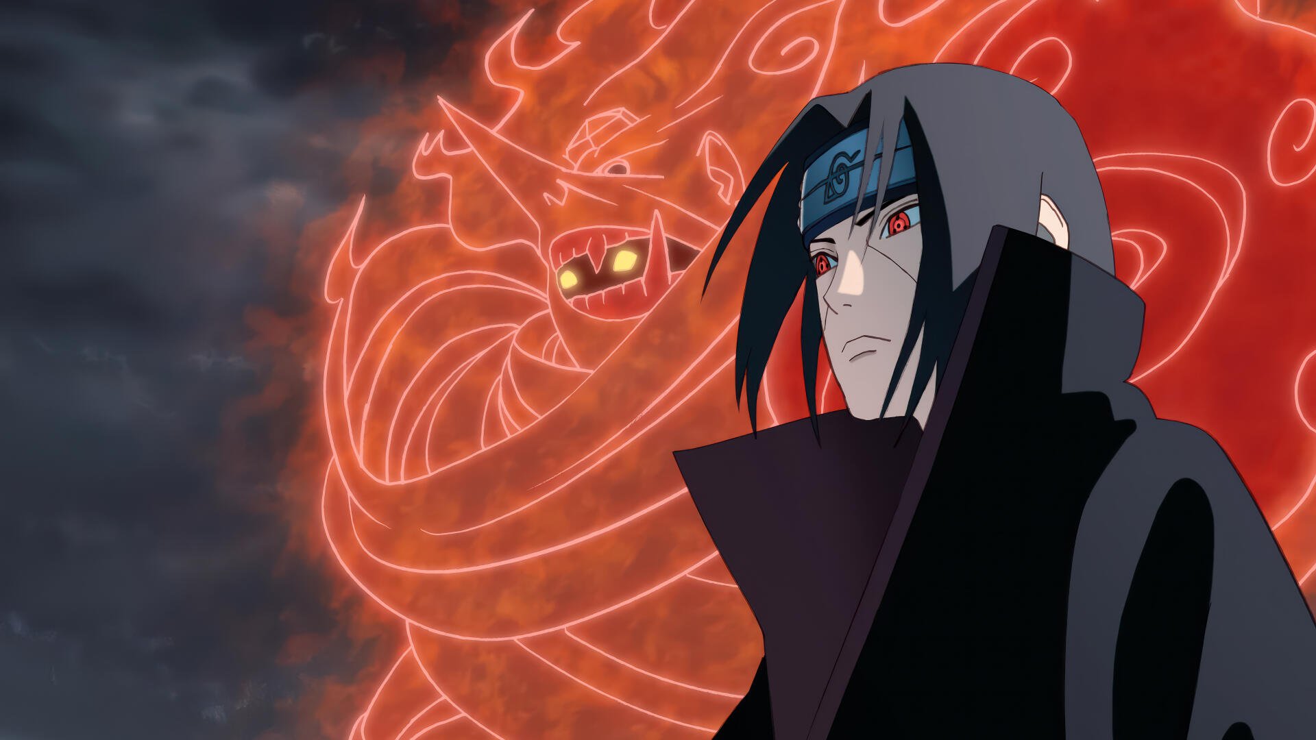 Itachi's Mangekyō Susanoo — 5K Ultra HD Naruto Wallpaper