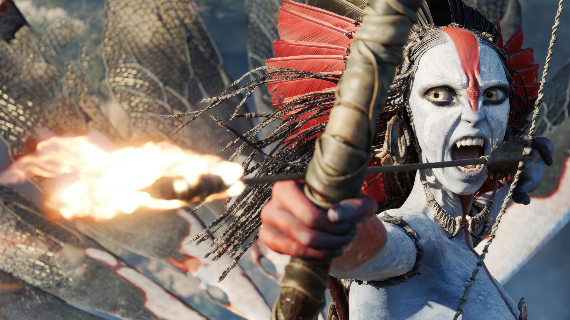 Varang — Fire Archer of Avatar: Fire & Ash (4K Ultra HD Wallpaper)