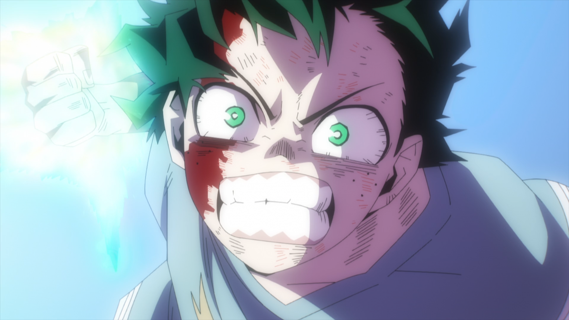Midoriya: Fierce Resolve (HD Wallpaper) | My Hero Academia — Deku's ...