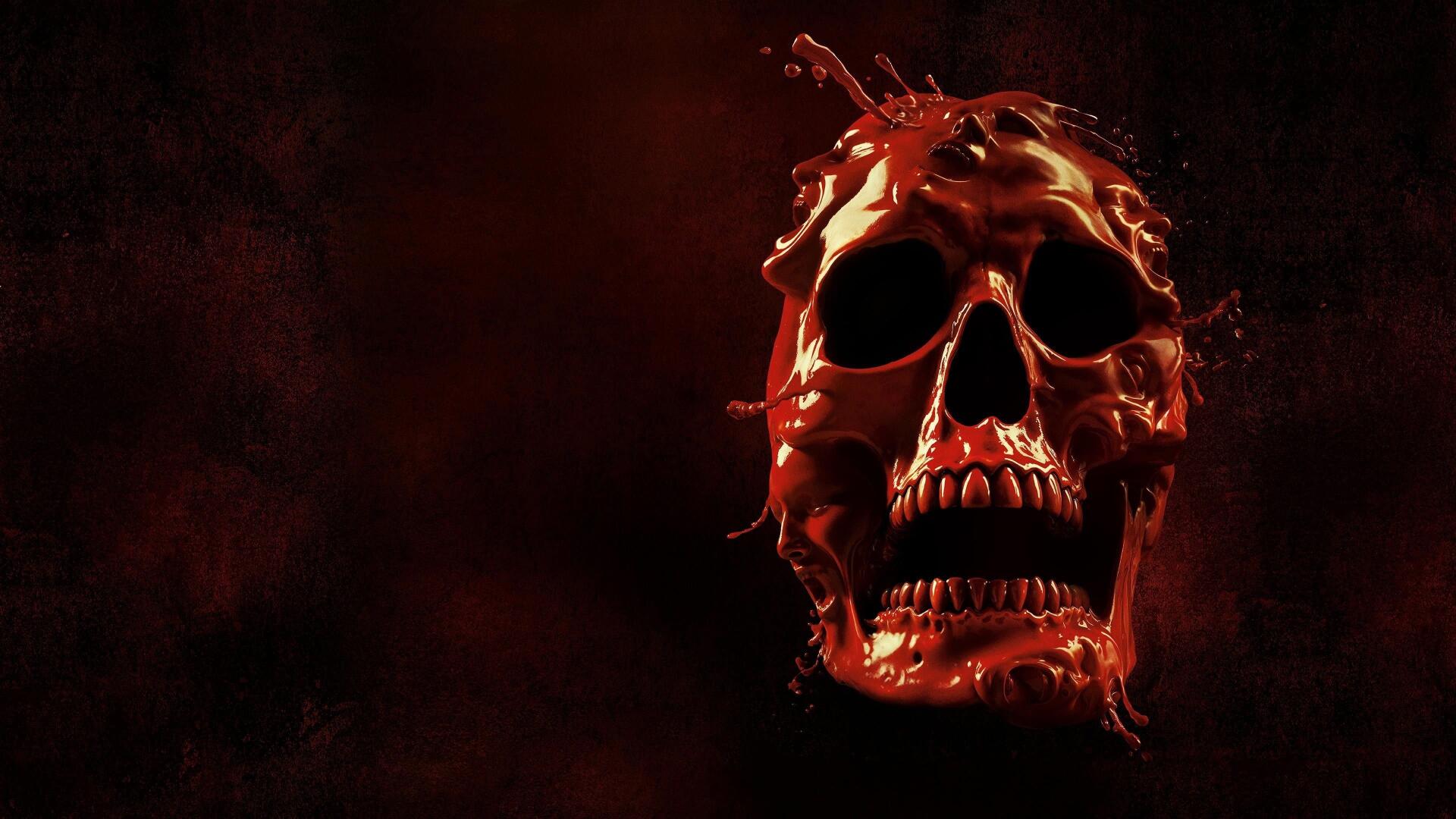 Final Destination: Bloodlines — 4K Ultra HD Crimson Skull Wallpaper