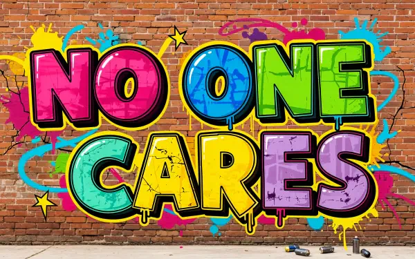 No One Cares — 4K Graffiti | No One Cares — Ultra HD | No One Cares: 4K ...