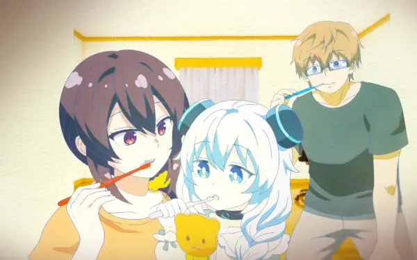 Alma-chan Wants to Be a Family! — Alma, Enji & Suzume HD Wallpaper