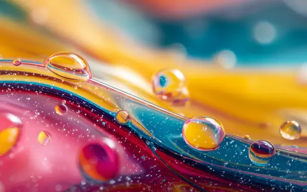 Abstract Black Liquid Art: 4K Ultra HD Wallpaper by robokoboto