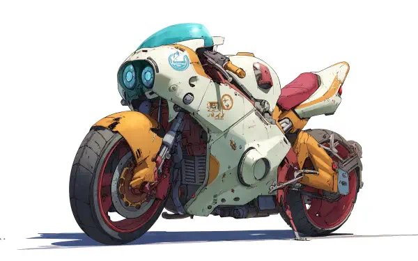 [40+] Anime Motorcycle Wallpapers