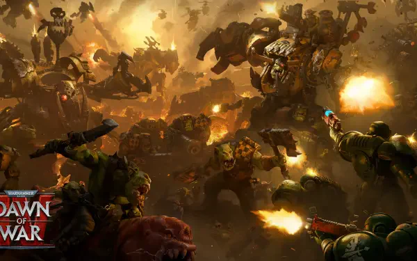 Dawn of War IV — Warhammer 40K: 4K Epic Battle Wallpaper | 3840x2160 ...