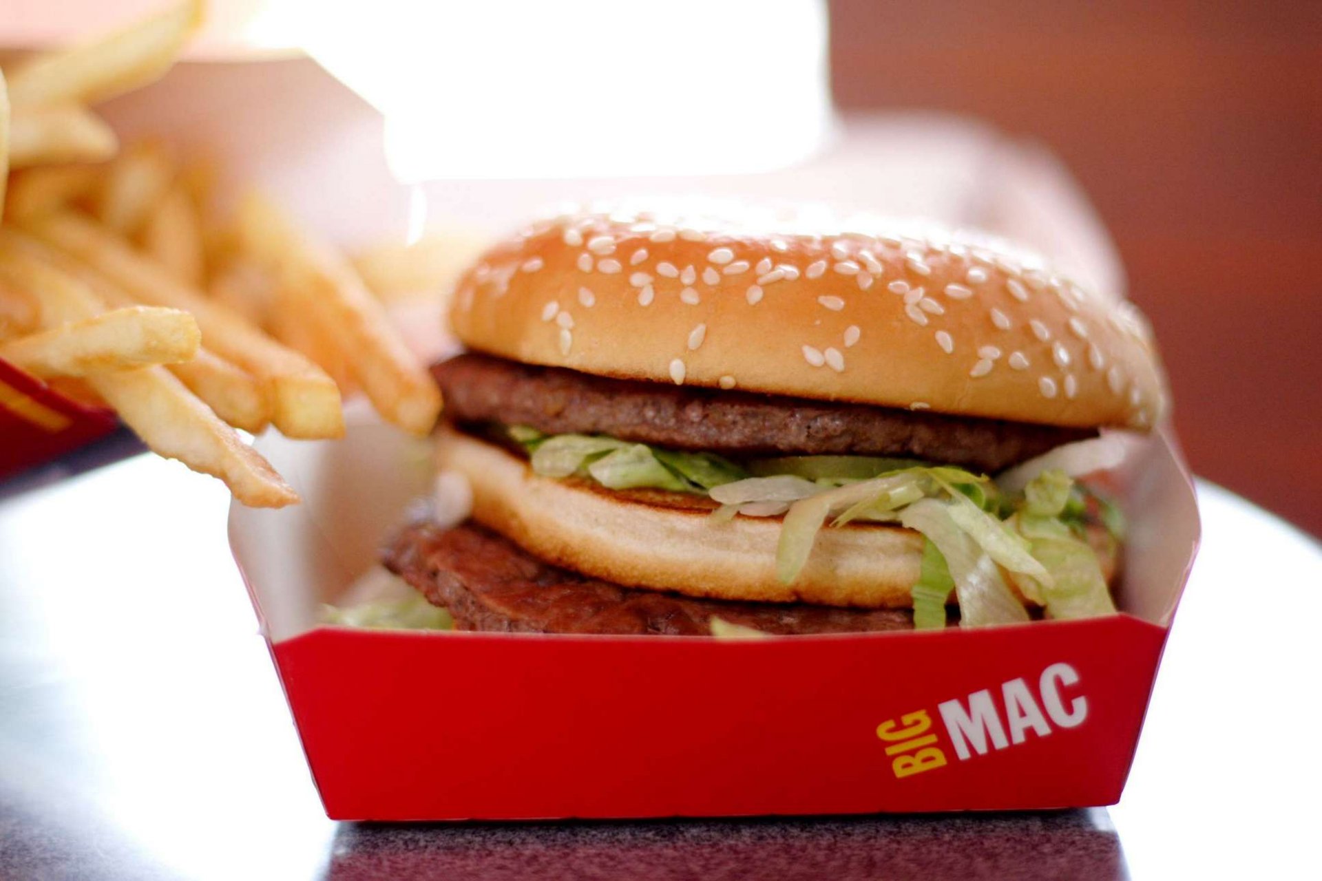 HD Big Mac Delight: Classic Burger & Fries Feast