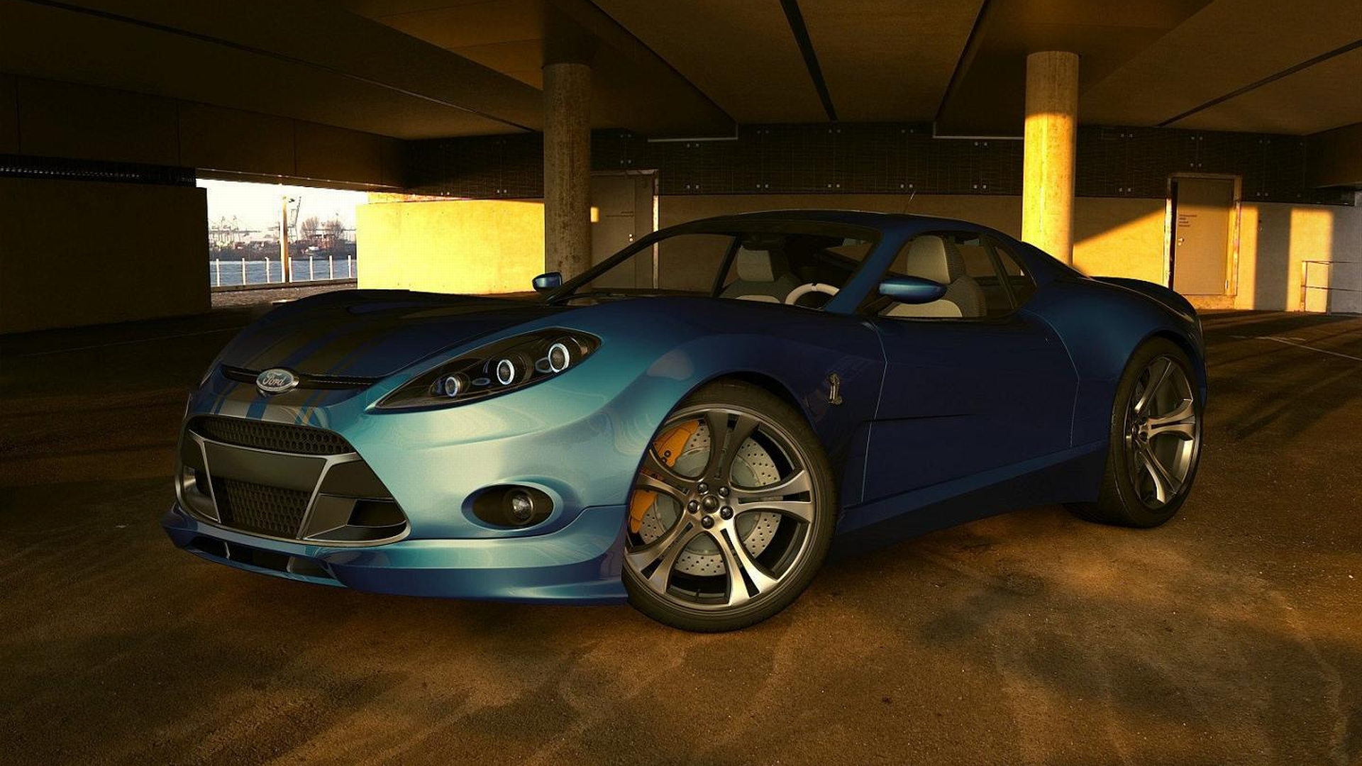 Download Vehicle Ford Cobra Snakehead HD Wallpaper