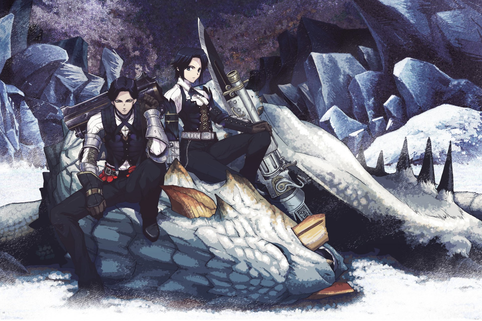 Barioth Beast HD Wallpaper | Epic Monster Hunter Adventure