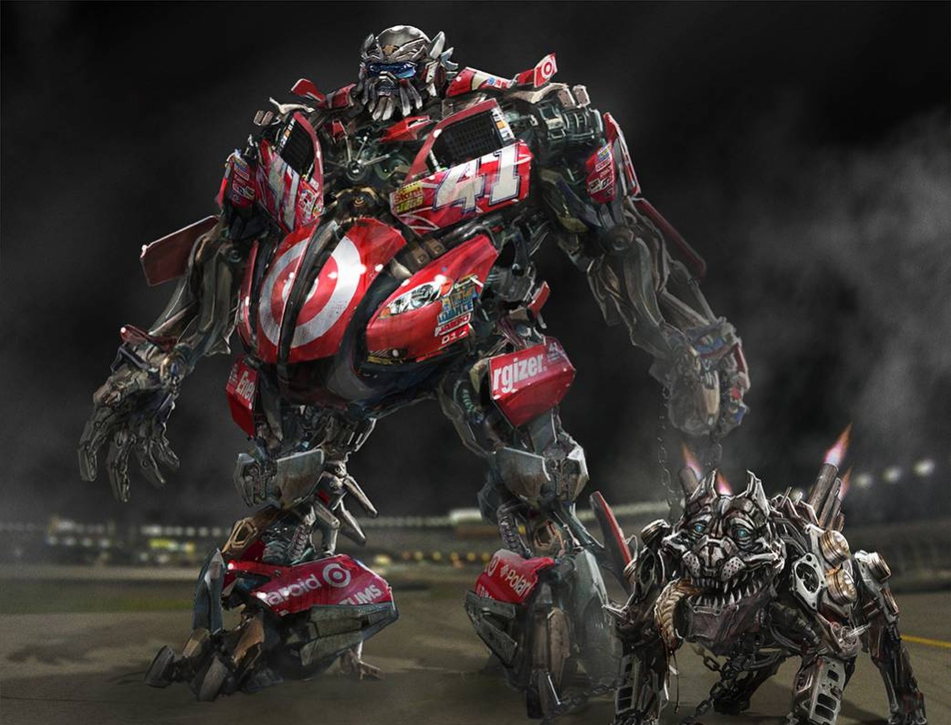 HD Comic Transformers — Crimson Sentinel & Steel Hound Wallpaper ...