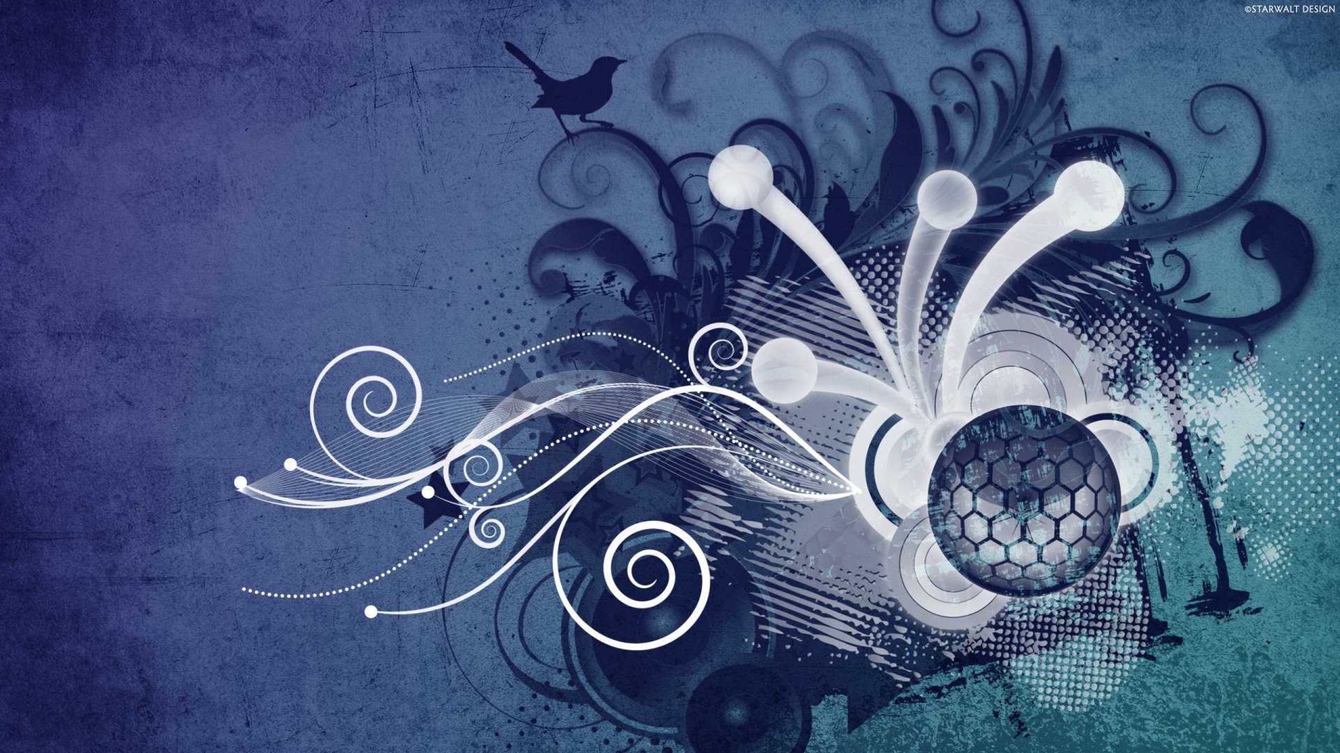 Download Artistic Vector Abstract Illustration Design HD Wallpaper by ...
