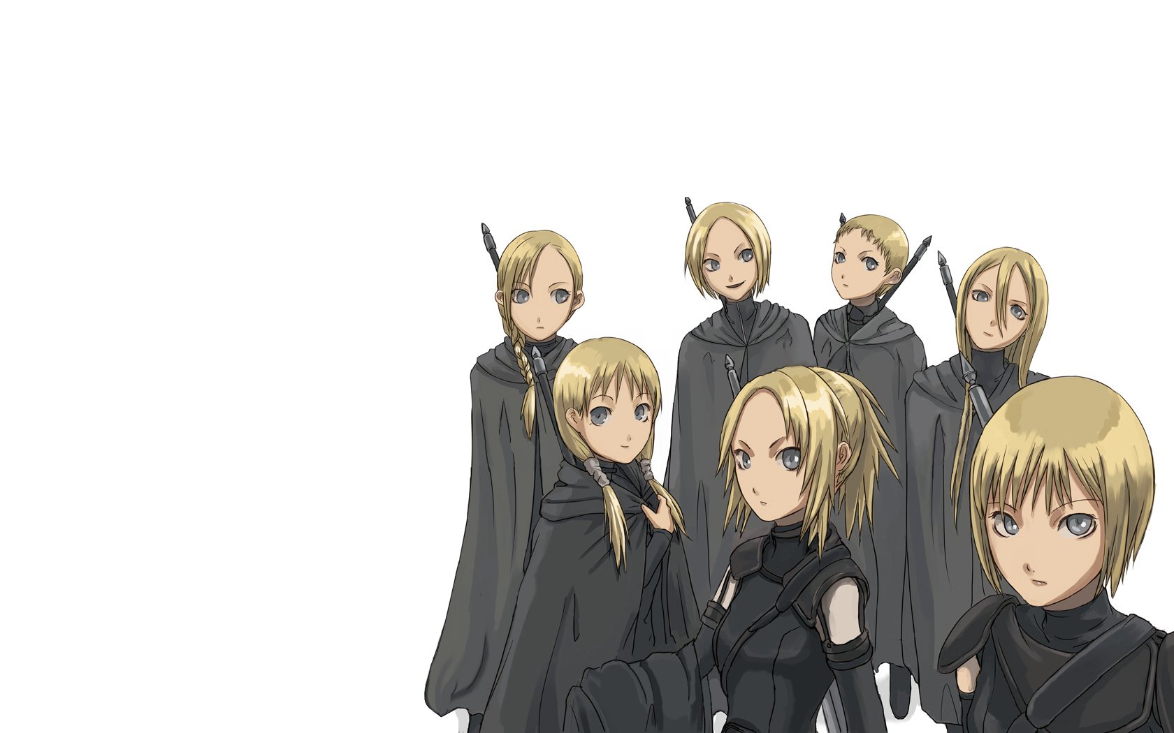 Claymore Warriors United – Stunning HD Anime Wallpaper | 1680x1050 ...
