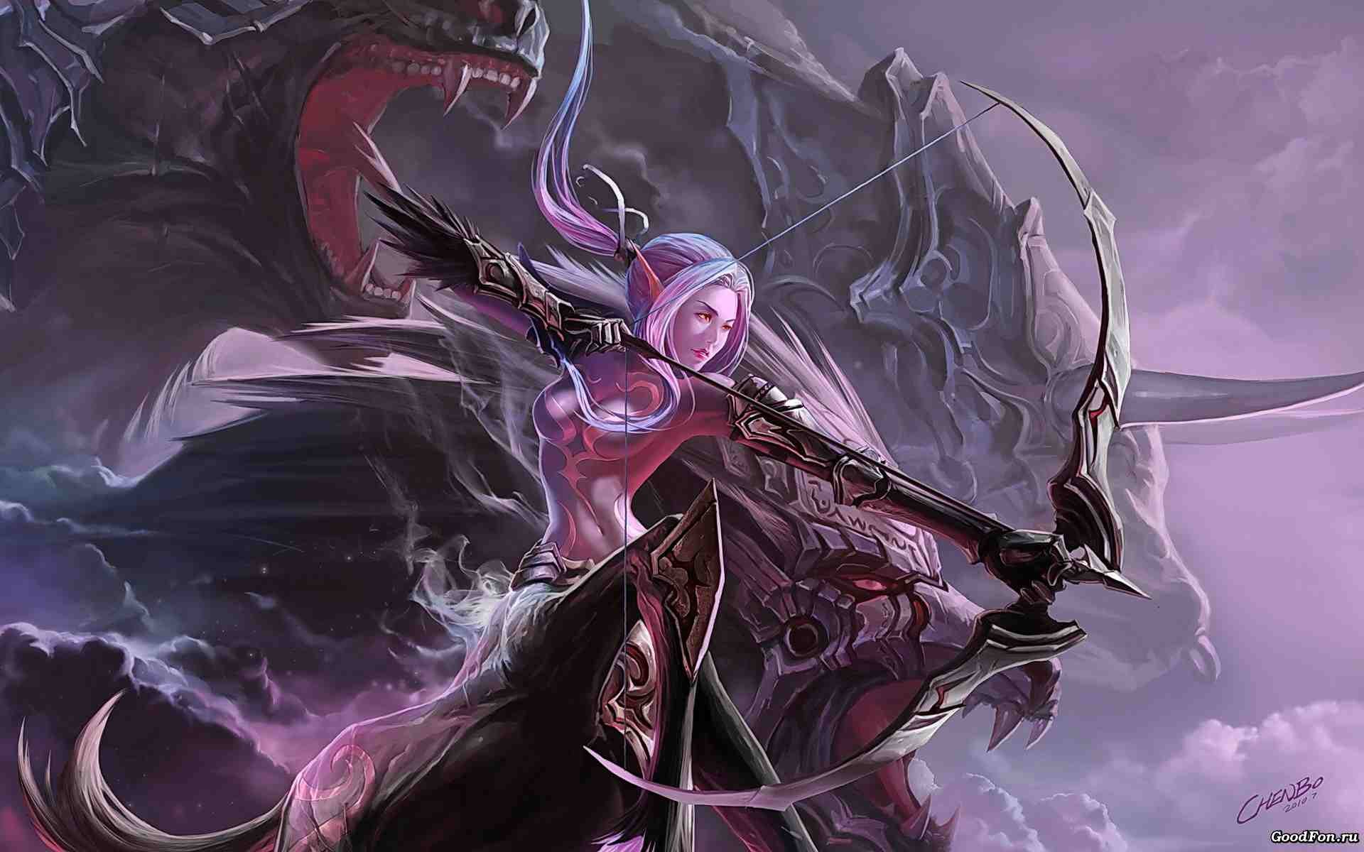 Epic Fantasy Archer HD Wallpaper