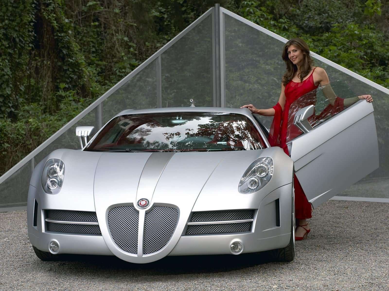 Elegant Drive: Woman & Sleek Car HD Wallpaper | 1600x1200 | Wallpaper Abyss