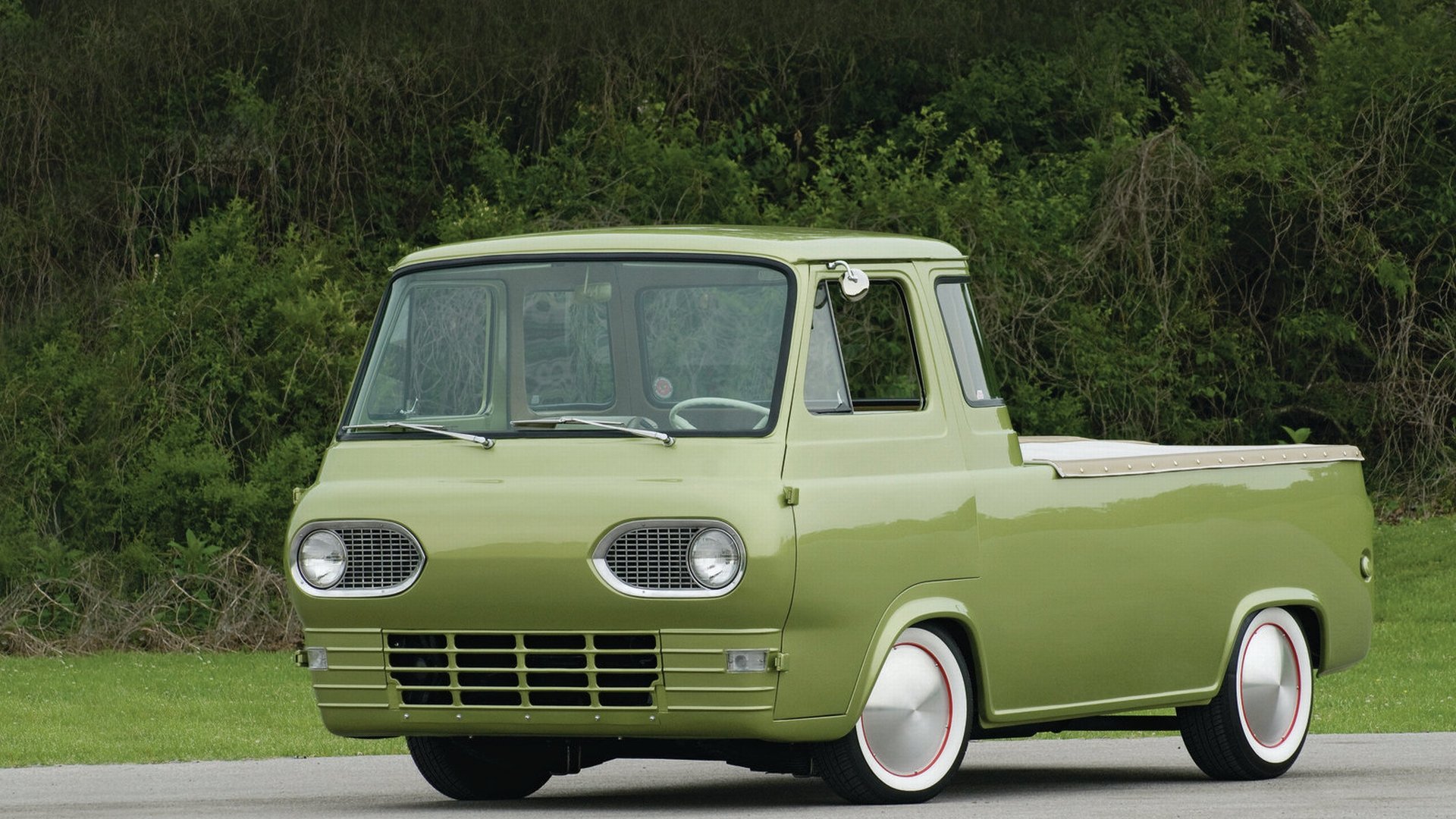 Download Vehicle 1962 Ford E-100 Econoline HD Wallpaper