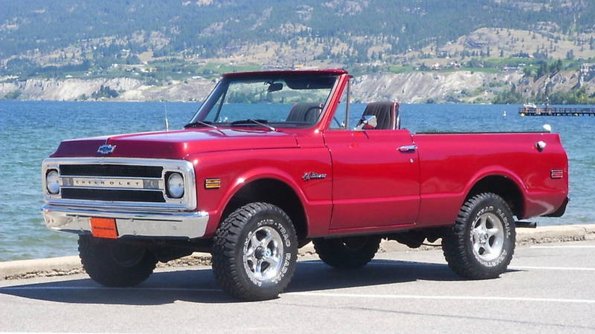 Classic Chevrolet Convertible Pickup HD Wallpaper: Timeless Ride by the ...