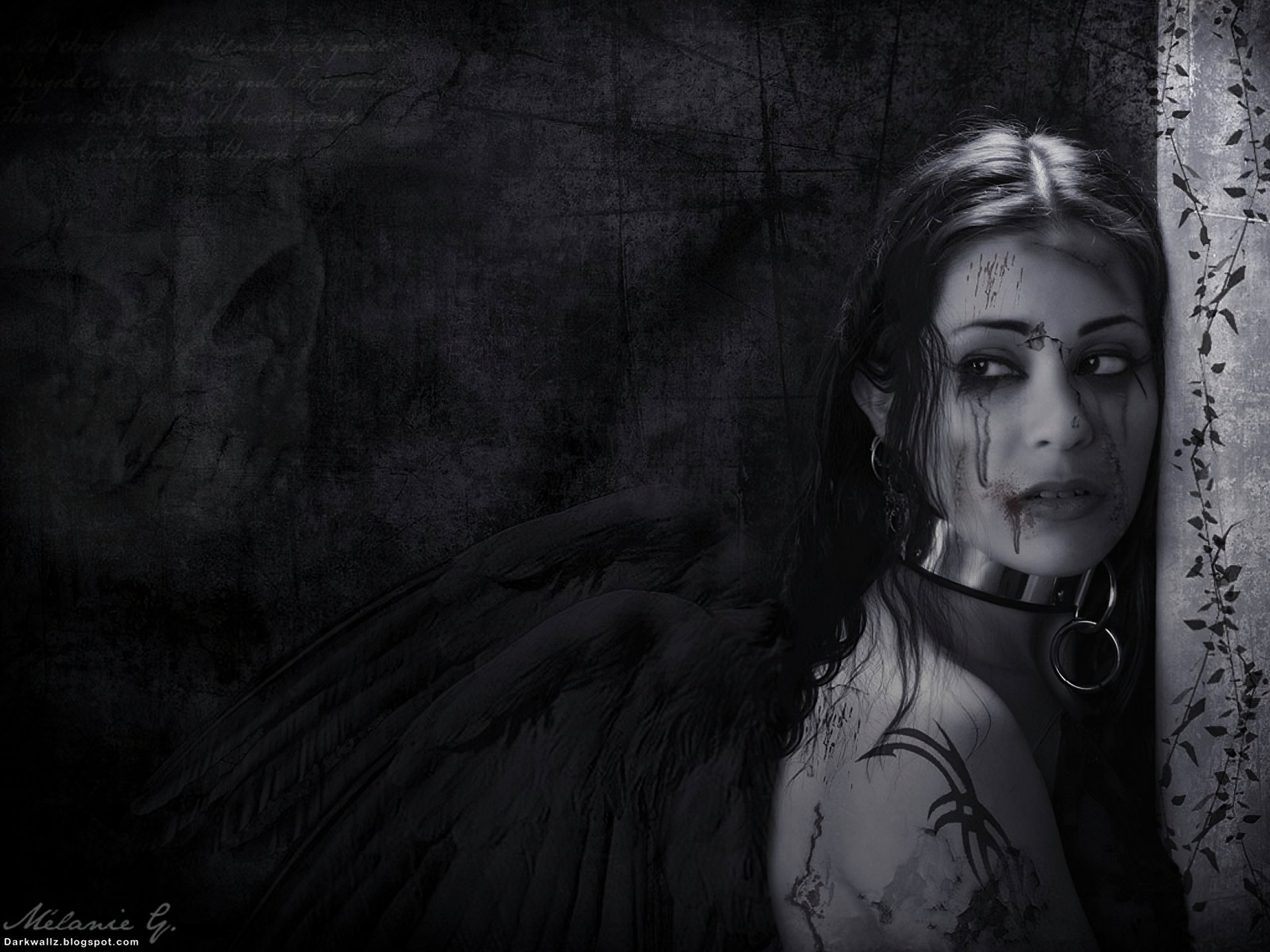 Dark Angel HD Wallpaper: Embrace the Shadows