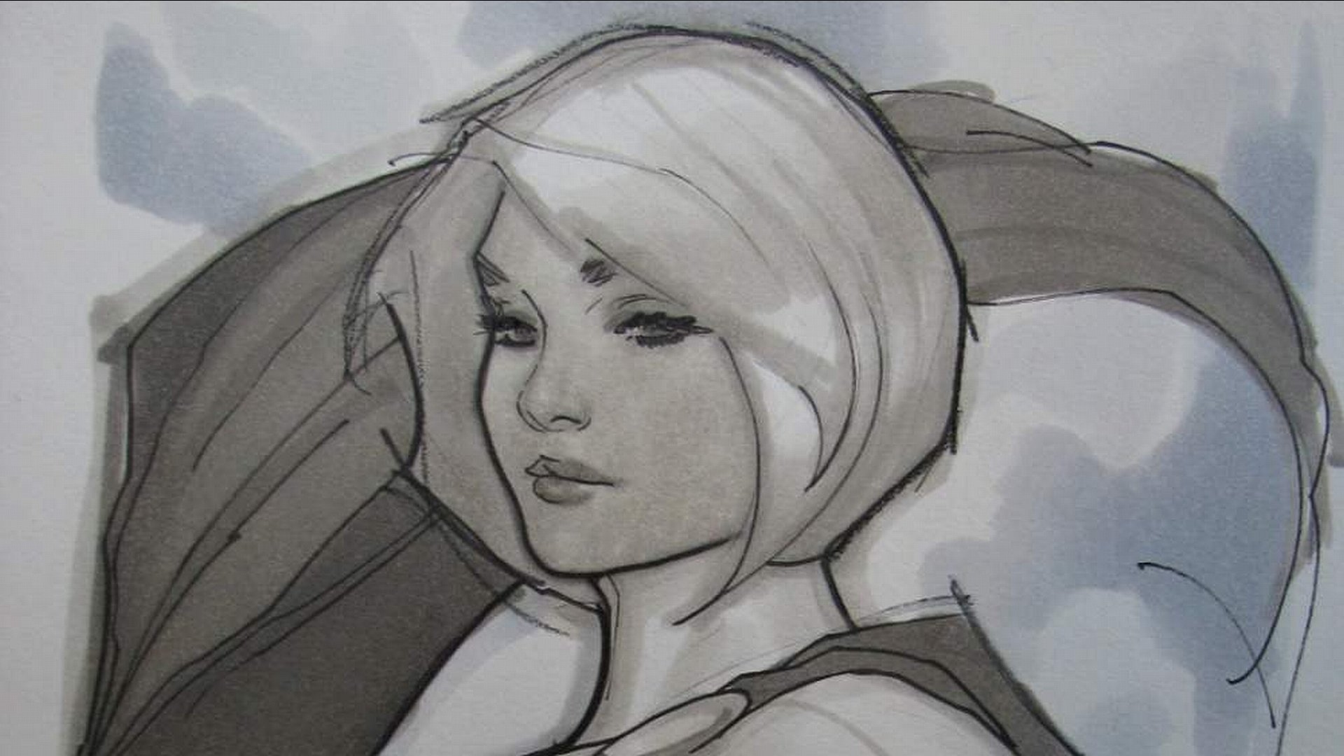 Download Comic Power Girl HD Wallpaper