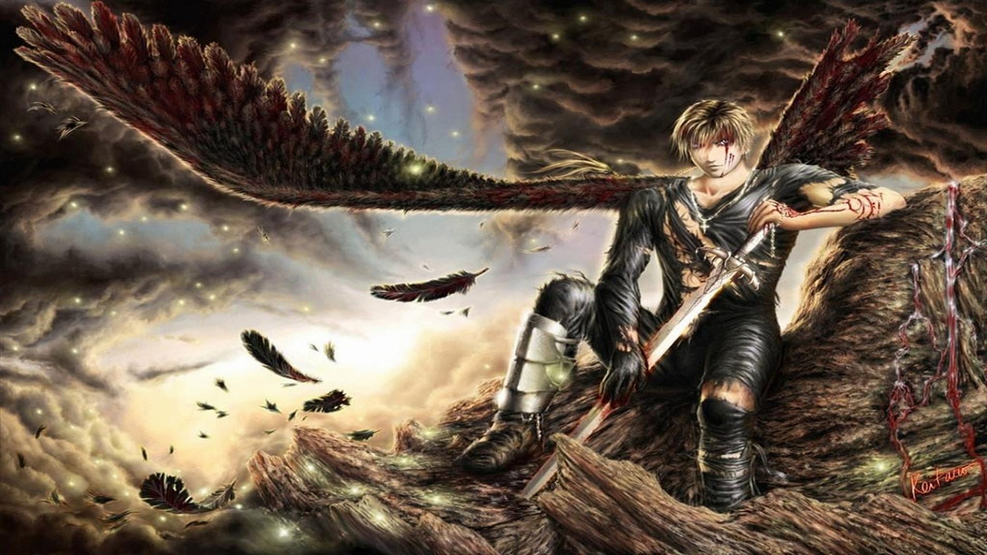 4K Ultra HD Fantasy Angel Warrior: Rise of the Fallen Guardian