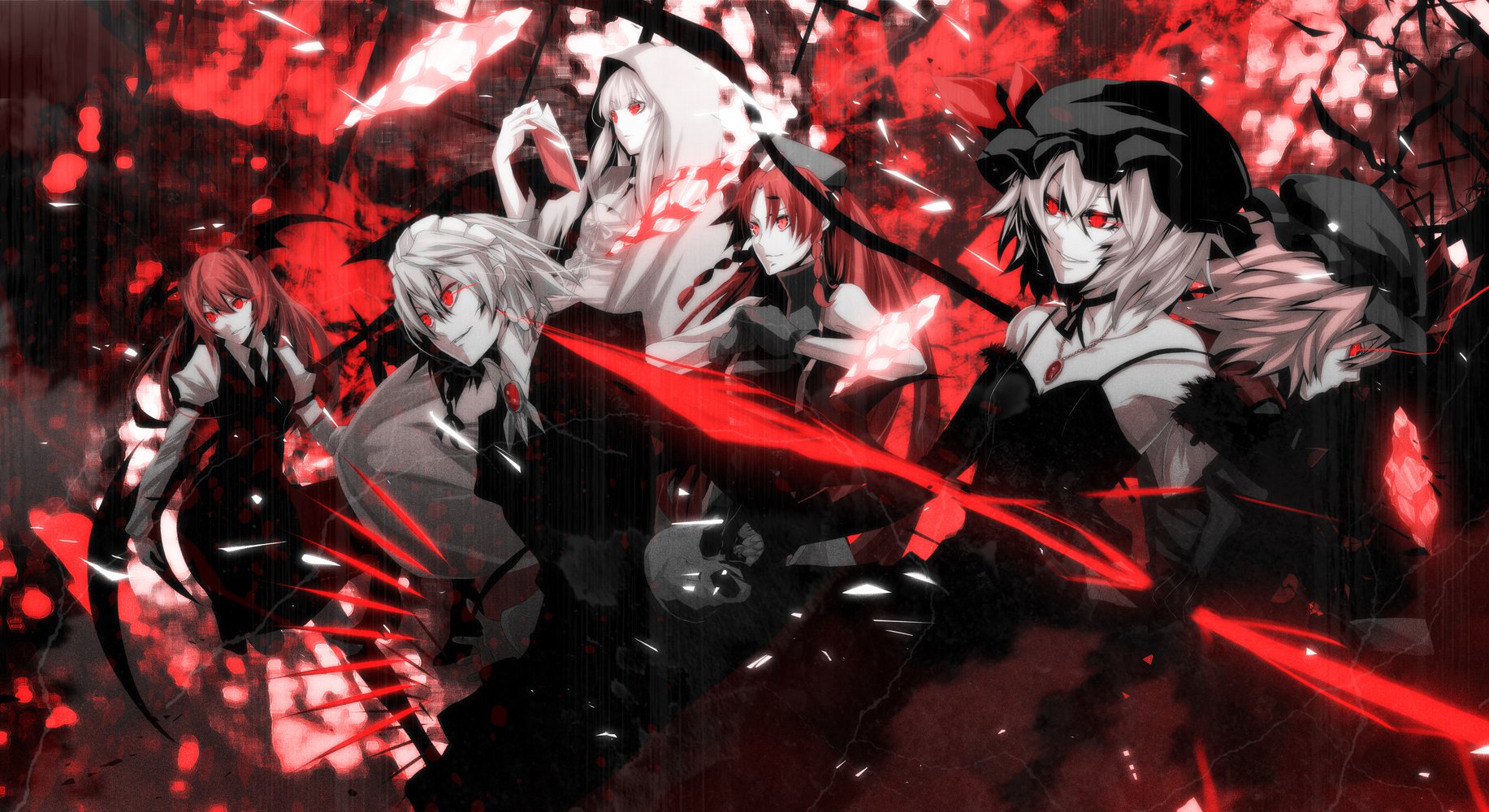 Download Koakuma (Touhou) Patchouli Knowledge Flandre Scarlet Remilia ...